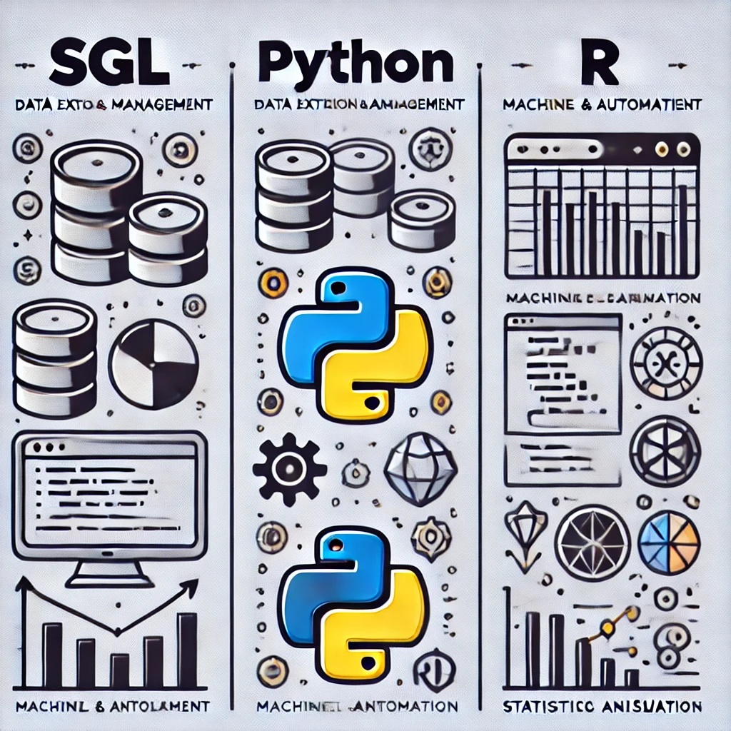 데이터 분석에 최적화된 프로그래밍 언어 SQL, Python, R 비교 - 하우딕